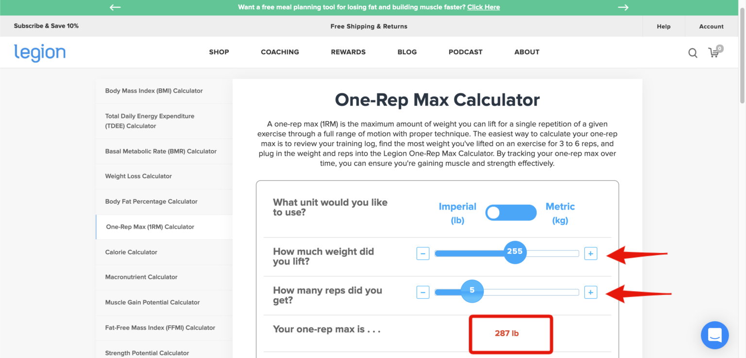 What Is a One-Rep Max and How Do You Find Yours?
