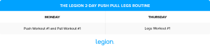 Free Push Pull Legs Workout Routines: 2-6 Day Programs | Legion